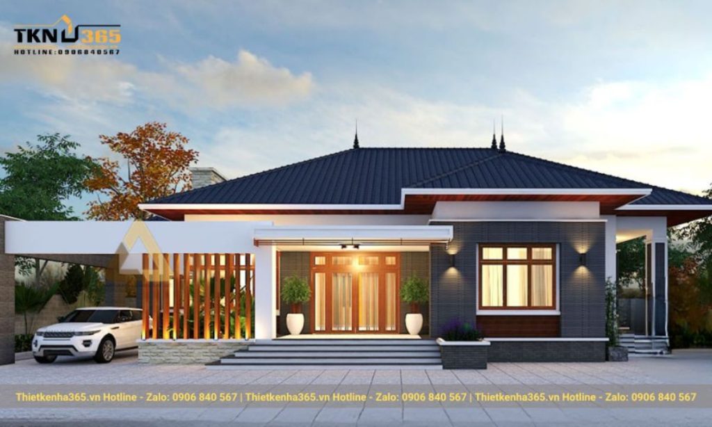 45+ Mẫu nhà mái Nhật 1 tầng đẹp mê ly, tối ưu chi phí