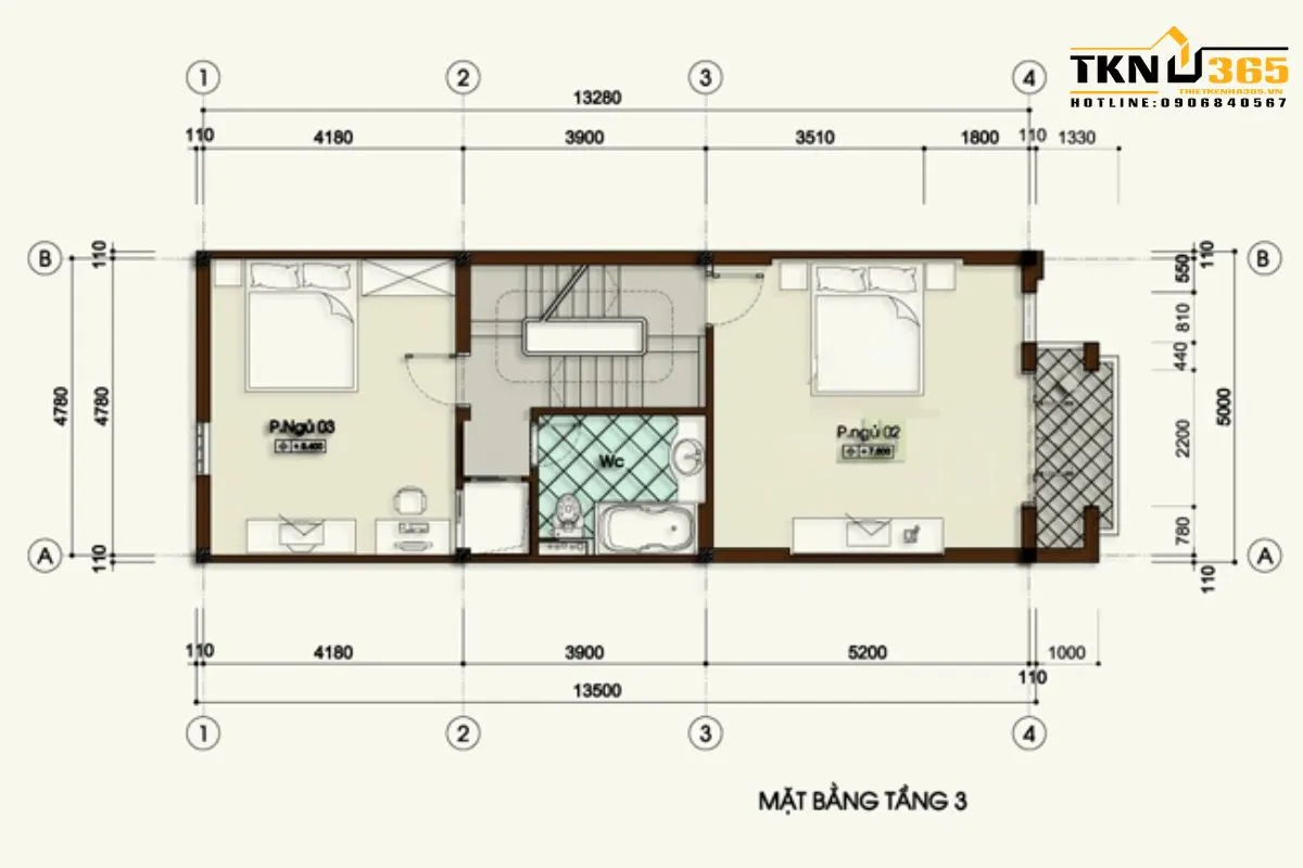 Tư vấn thiết kế nhà 65m2 tiện nghi, tối ưu không gian